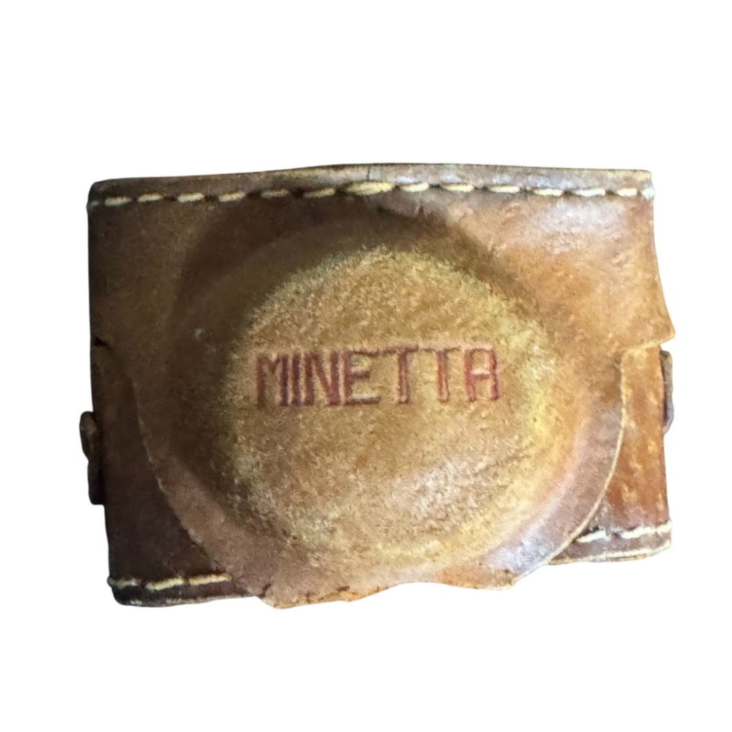 Vintage Miniature Spy Camera Mighty Minetta ( w Case)