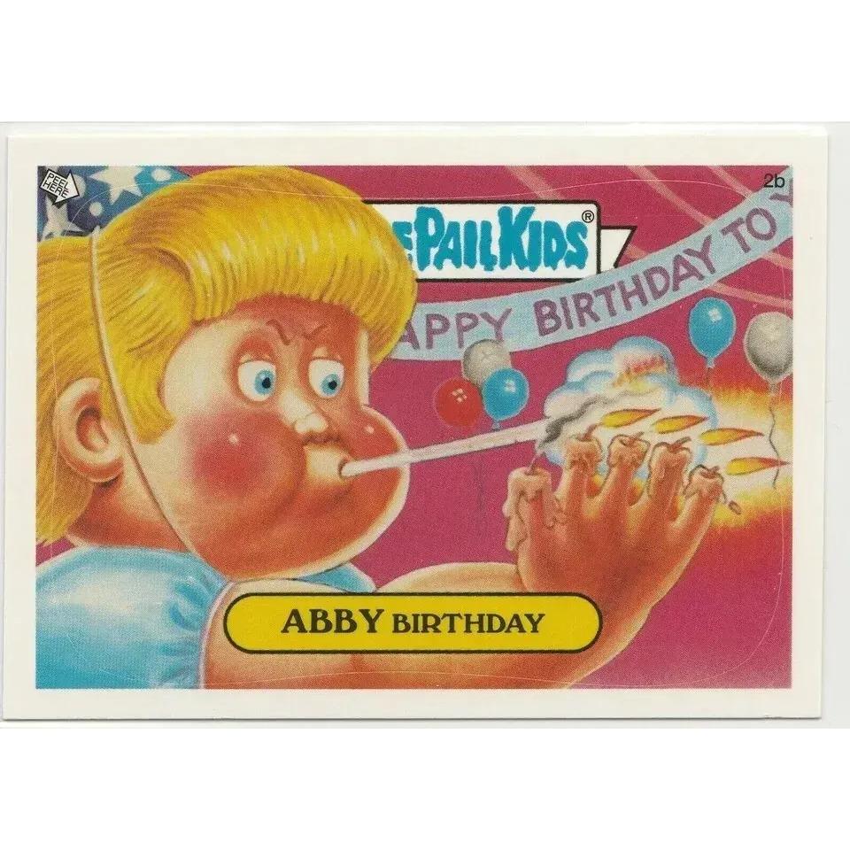 Abby Birthday #2b Garbage Pail Kids GPK