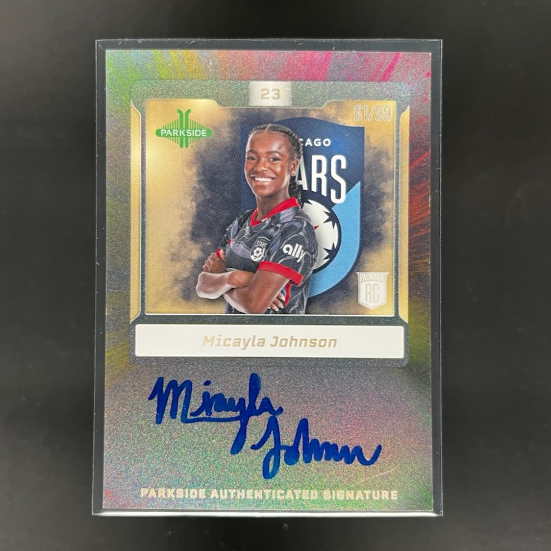 Micayla Johnson 2025 Parkside NWSL Vol 1 Signature Series Silver Foil ...