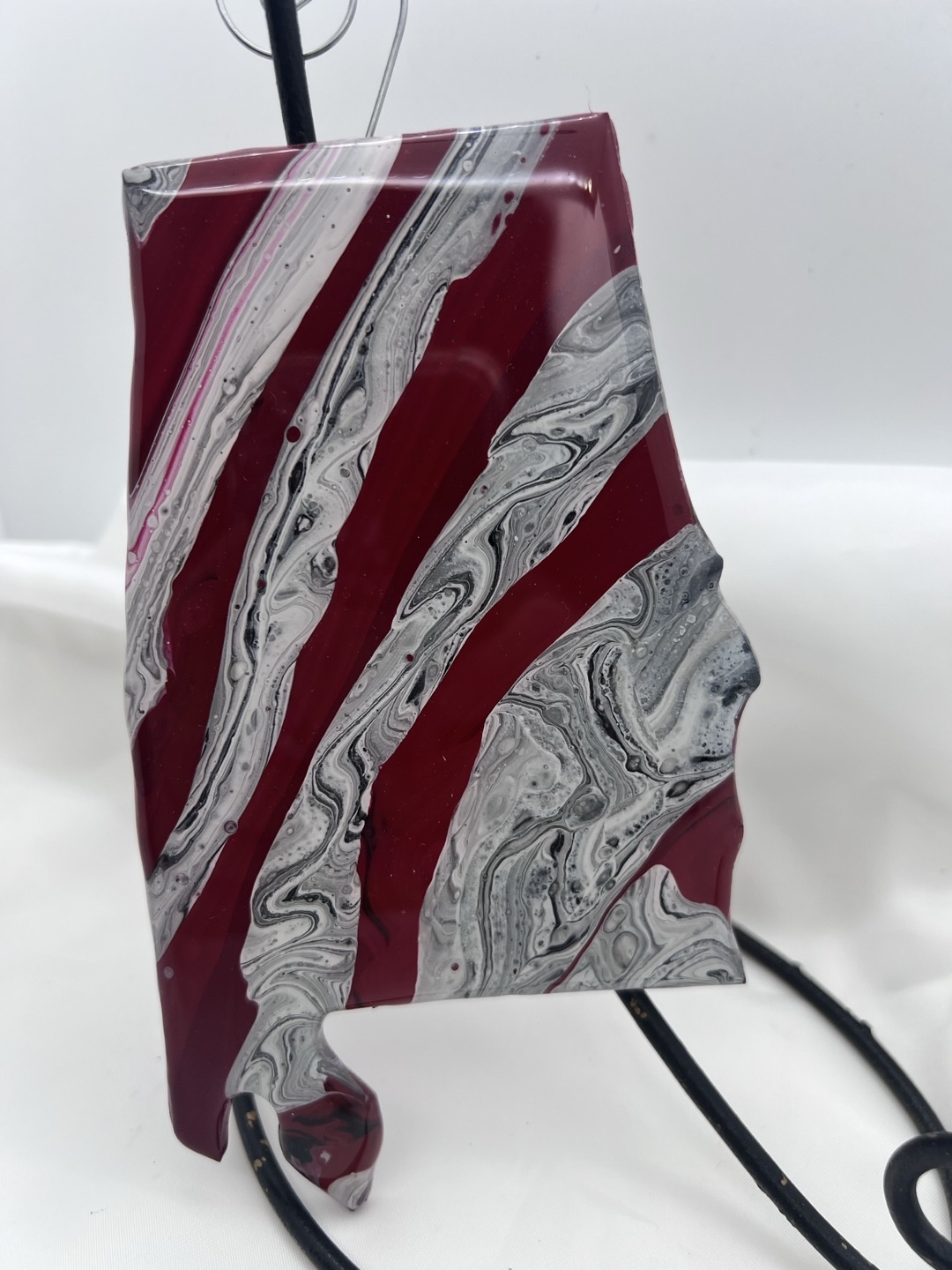 Original Artwork. Alabama Shaped Ornament in University of Alabama ...