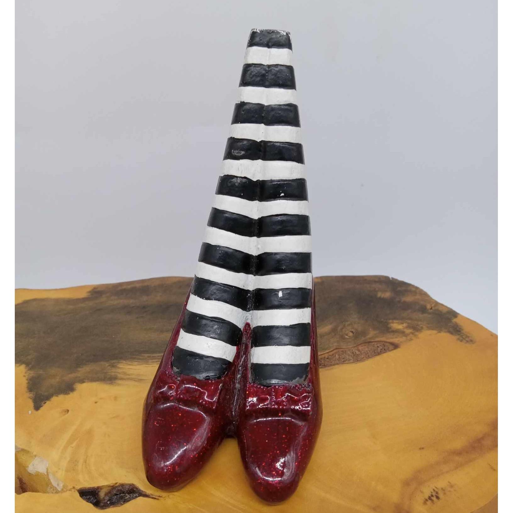 The Wizard of Oz wicked witch doorstop, door stop, ruby slippers ...