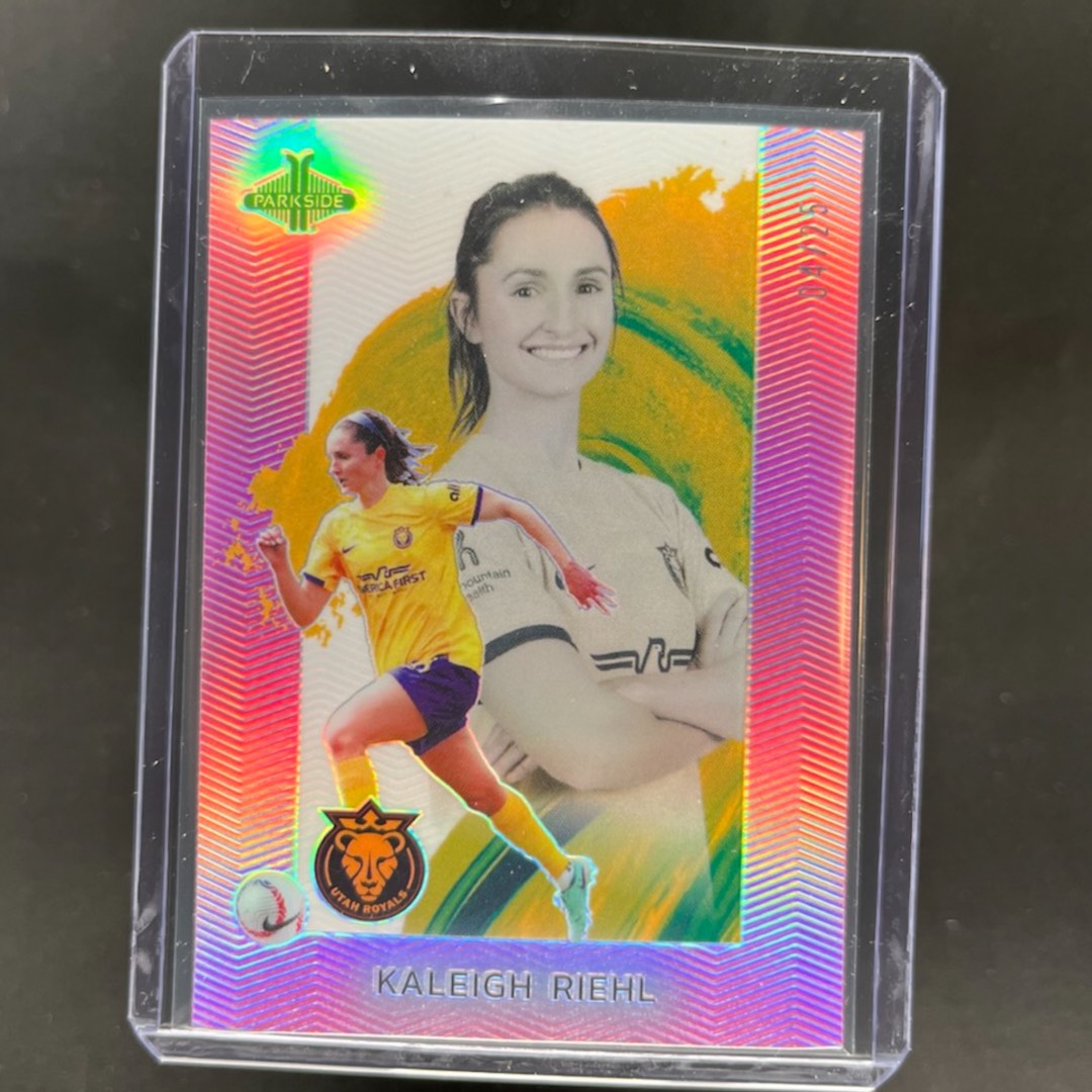 Kaleigh Riehl 2024 Parkside Pacific NWSL Pink 04/25 Soccer Card
