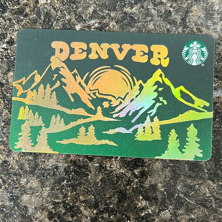 Starbucks DENVER Gift Card