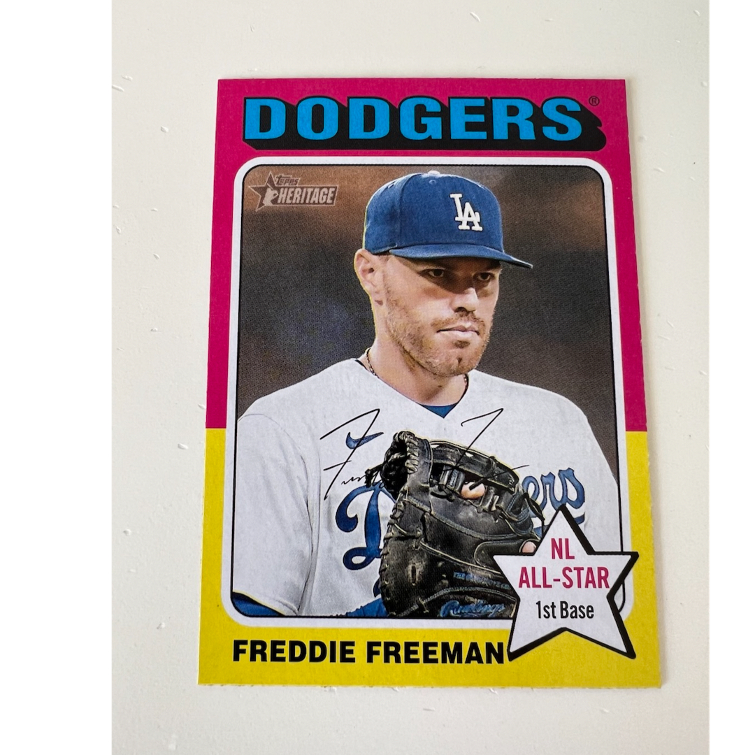 Freddie Freeman Heritage Los Angeles Dodgers