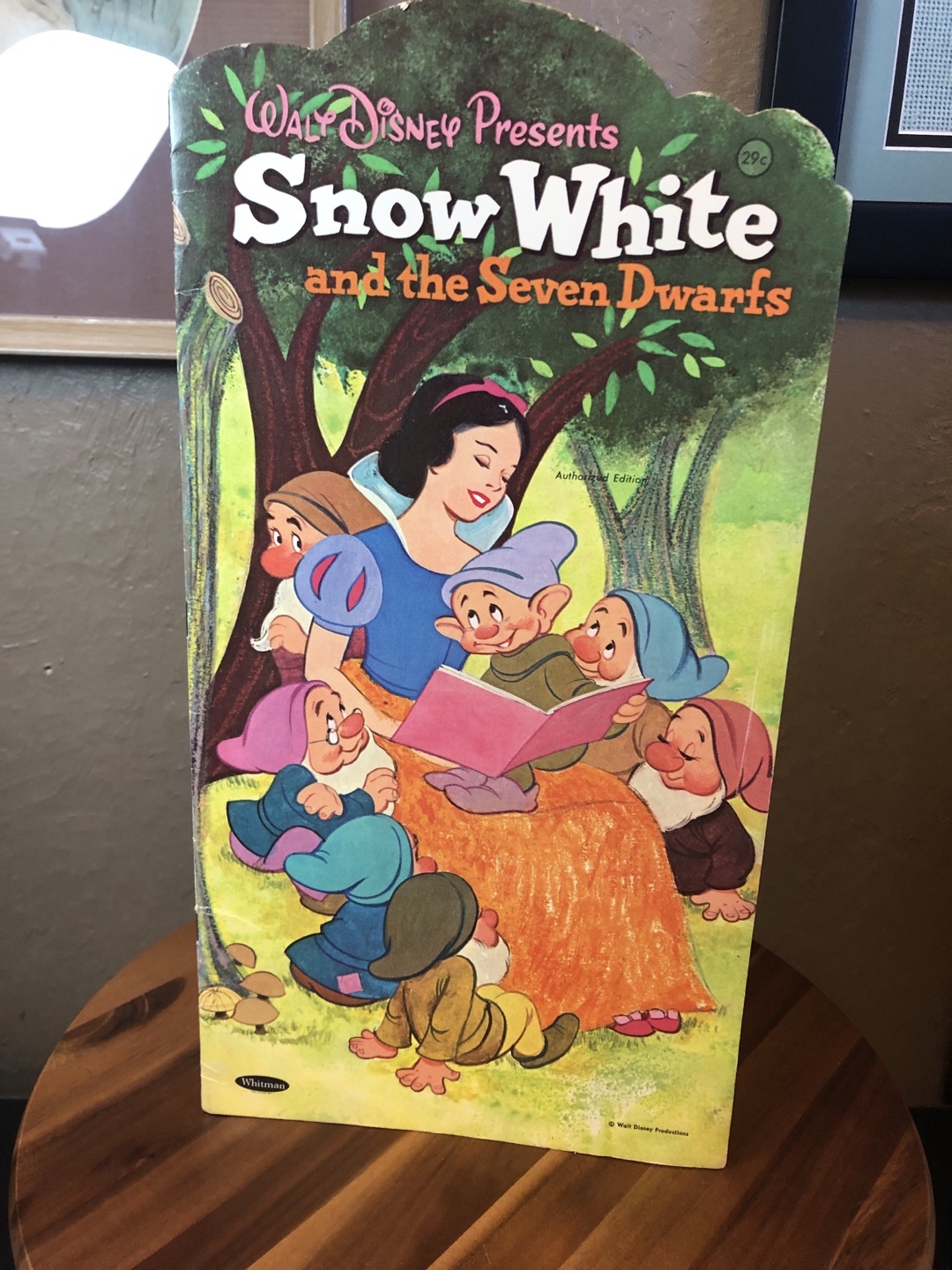 Vintage Snow White Disney Book 1967
