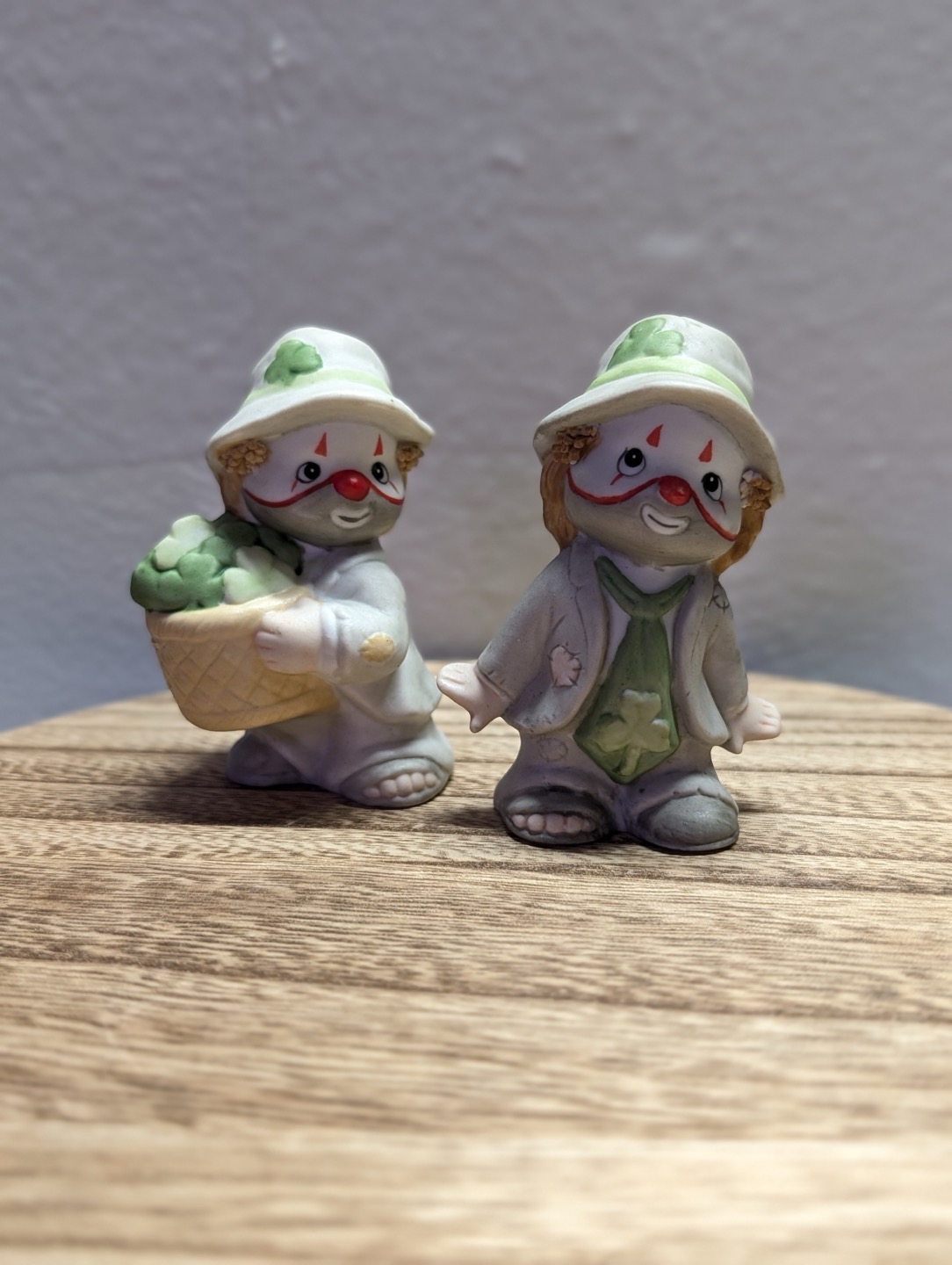 Vintage Enesco Li’l Vagabond St. Patrick’s Day Hobo Clown Figurines Set ...