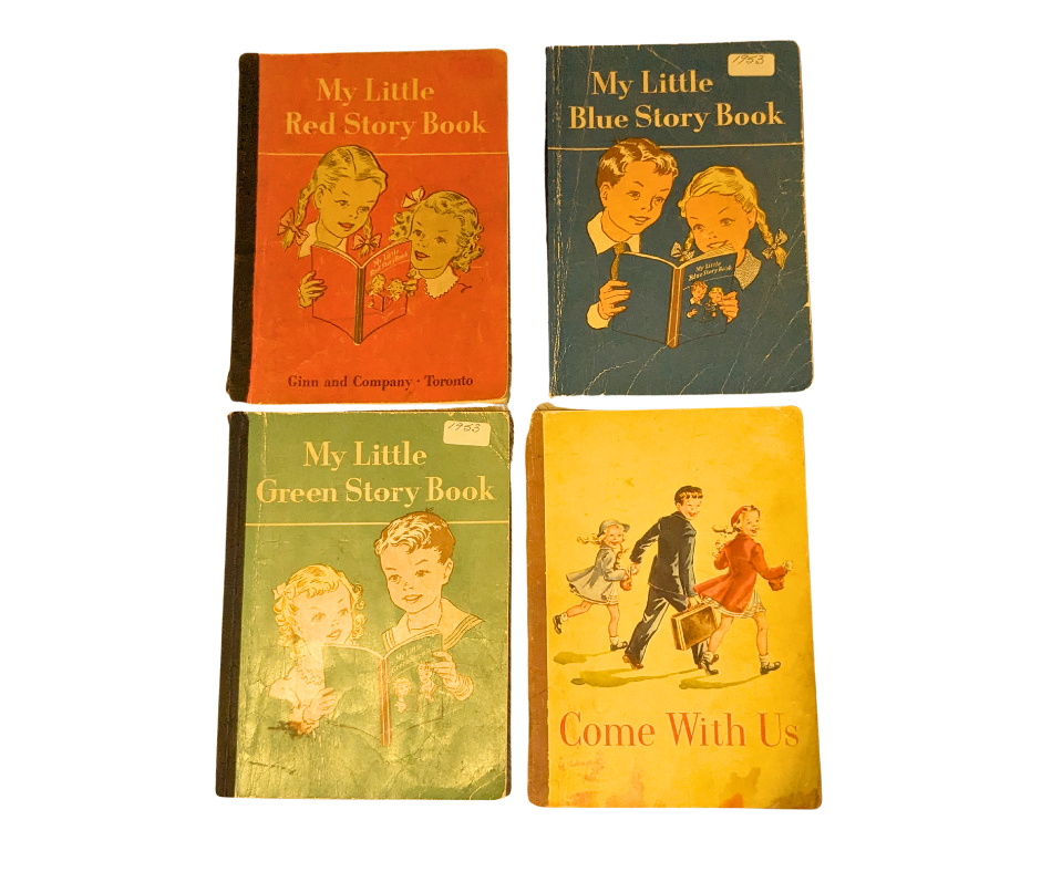 Vintage Children's Storybook Set - My Little Red, Blue, Green Story ...