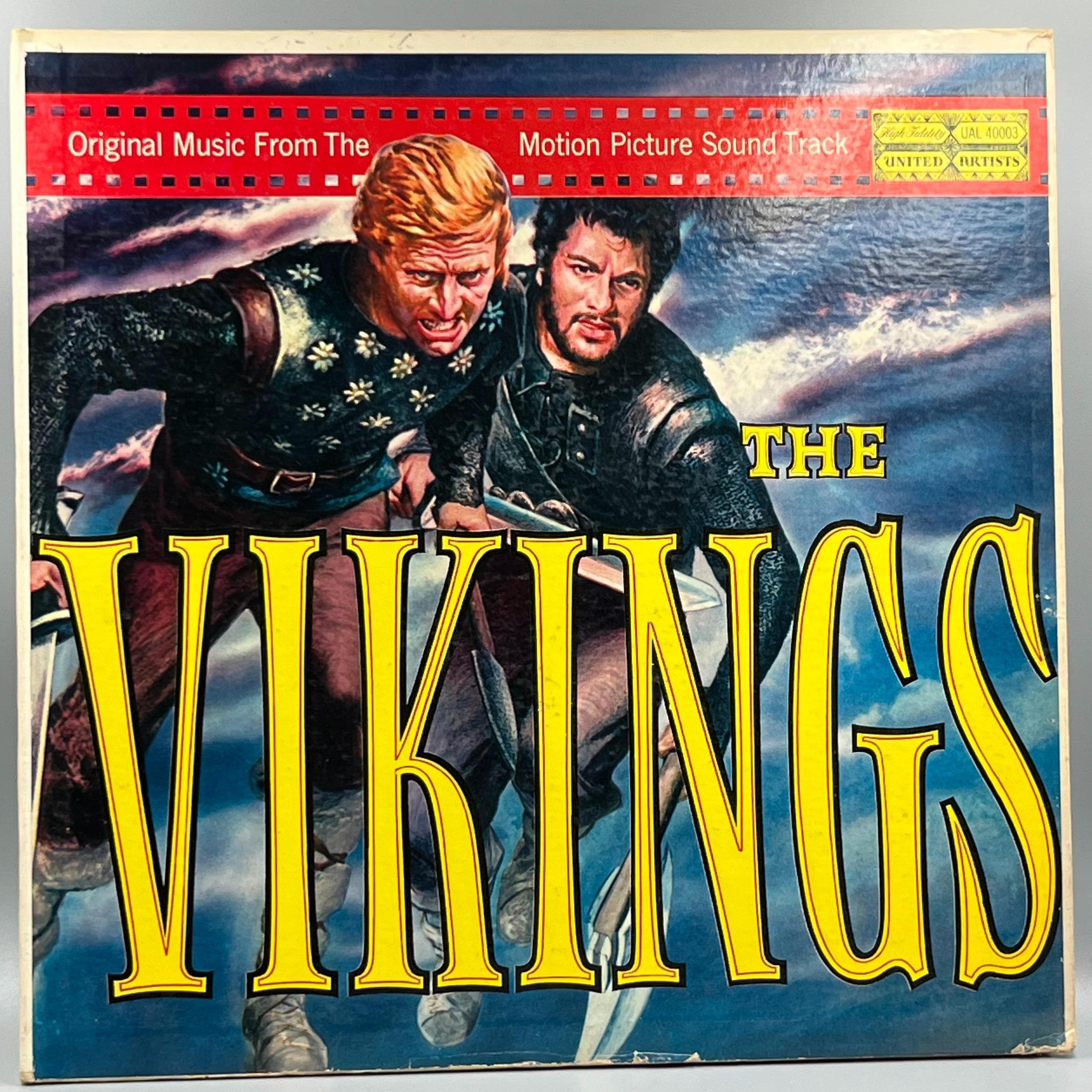 The Vikings Original Motion Picture Soundtrack 33 RPM Vinyl Record