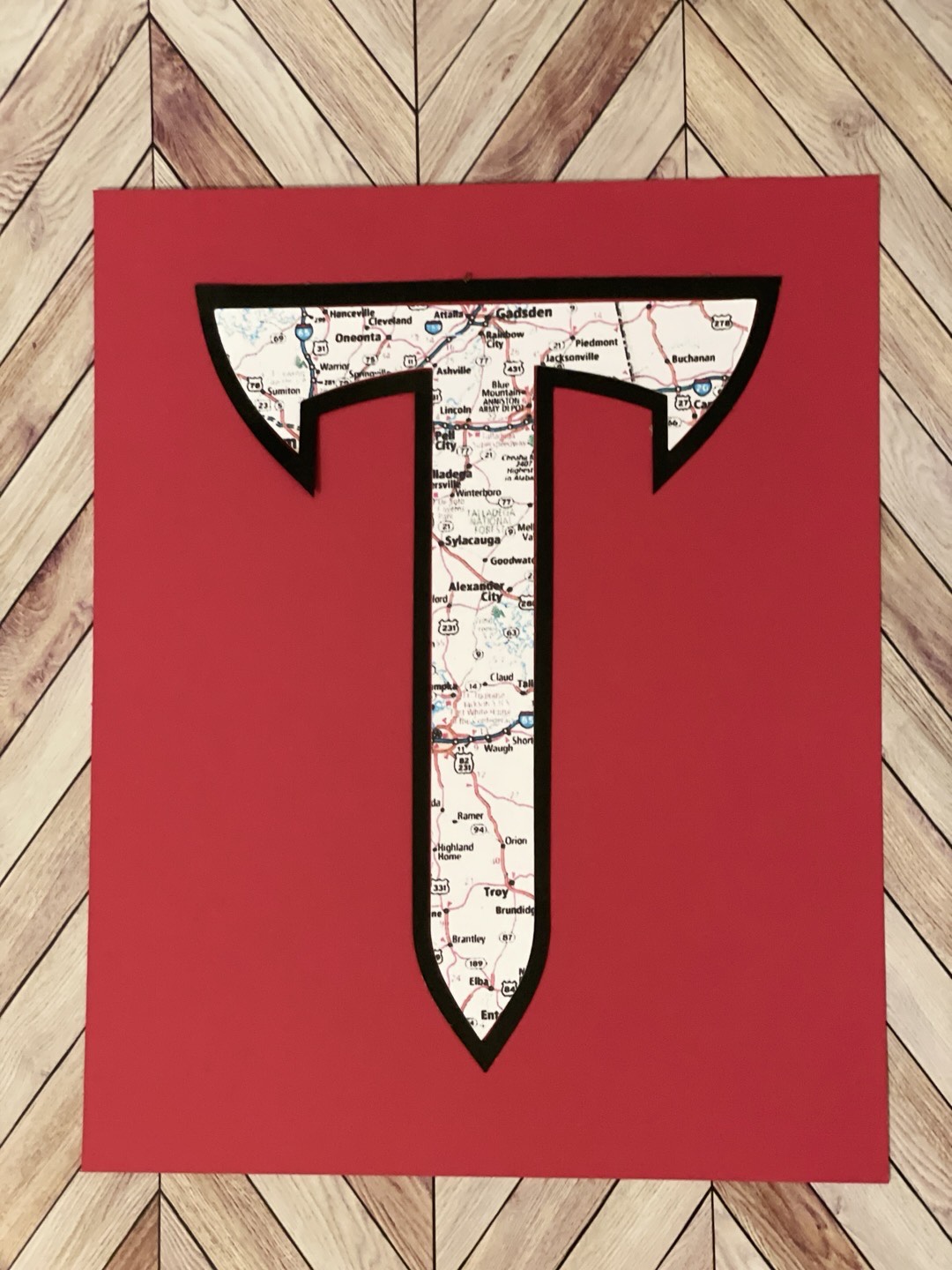 Troy State University Mascot Map
