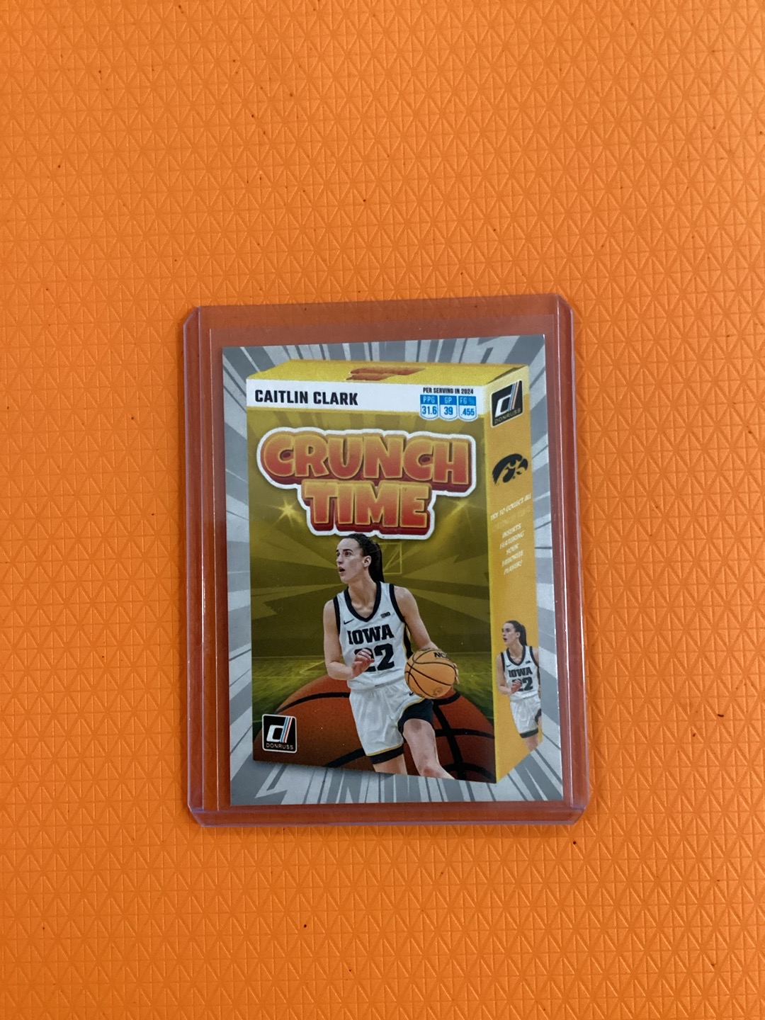 2024 Panini Caitlin Clark Collection Donruss Crunch Time Insert #SS-CT2