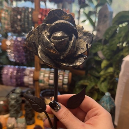 Pyrite Flower With Stand