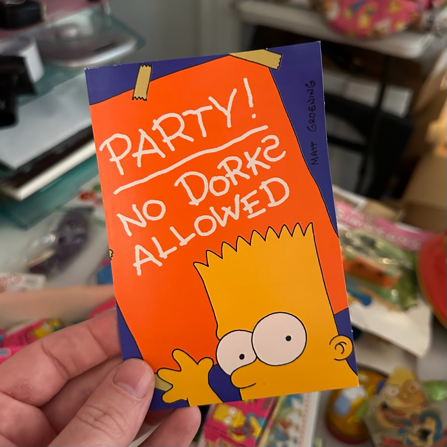 Bart Party Invitation