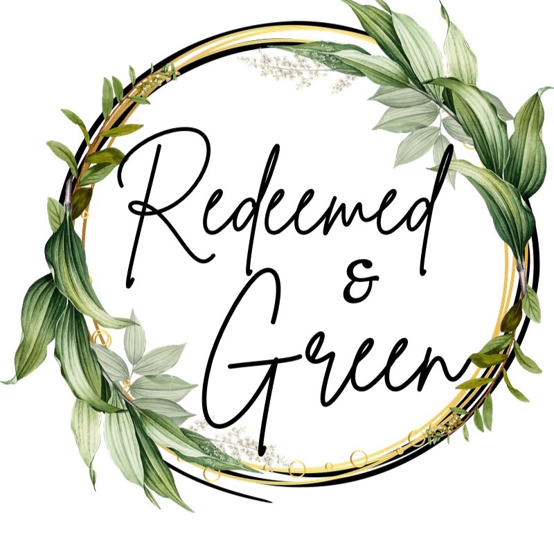 Redeemed & Green Sticker