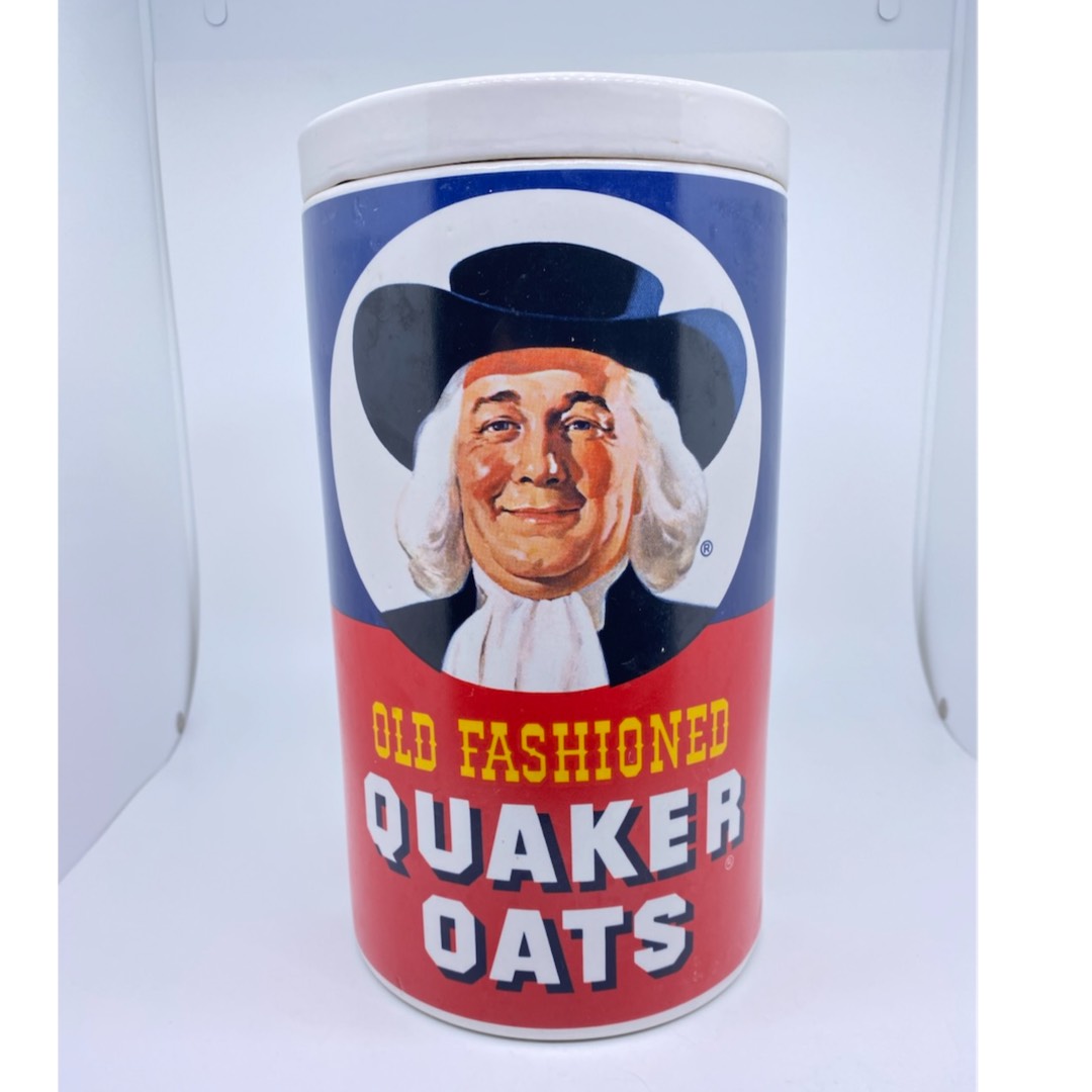 Vintage 1977 Quaker Oats Old Fashioned Oatmeal Cookie Jar