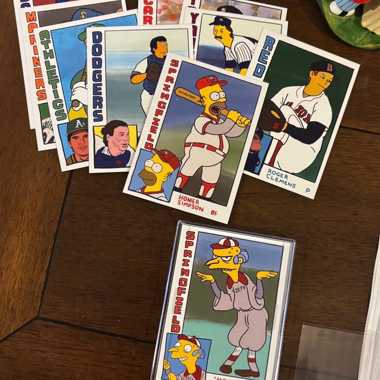 Simpsons Complete Set Art Cards Including Homer By Cuyler Smith