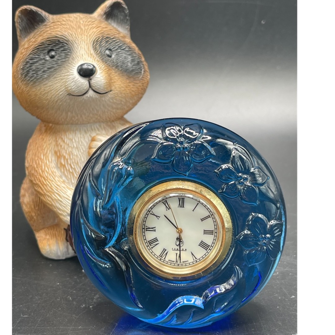 Fenton Cobalt Blue Clock
