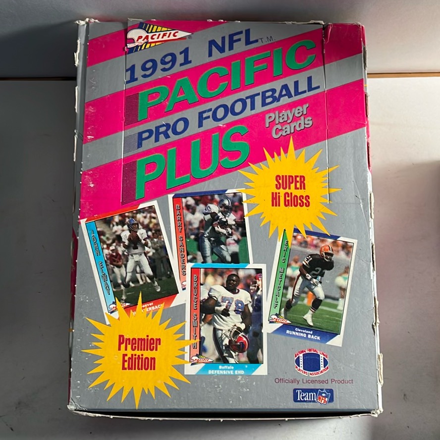 1991 NFL Pacific Plus Box Of Sealed Packs