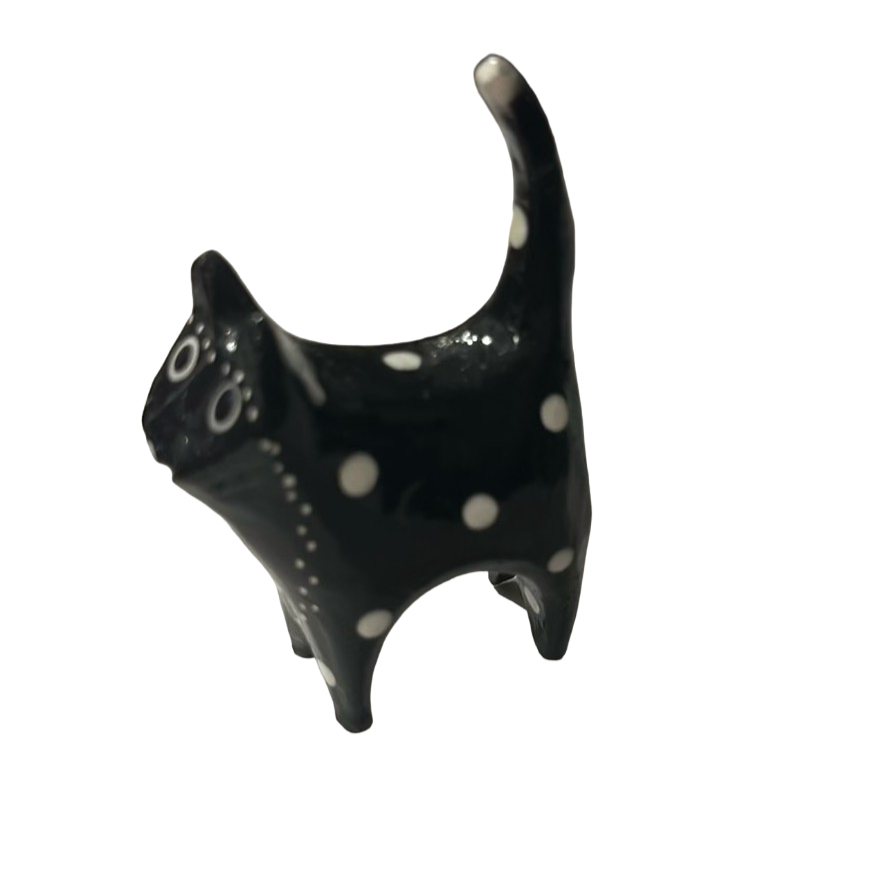 Folk Art Cat Made Out Of Wood Or Papper Macy I Am Not Sure