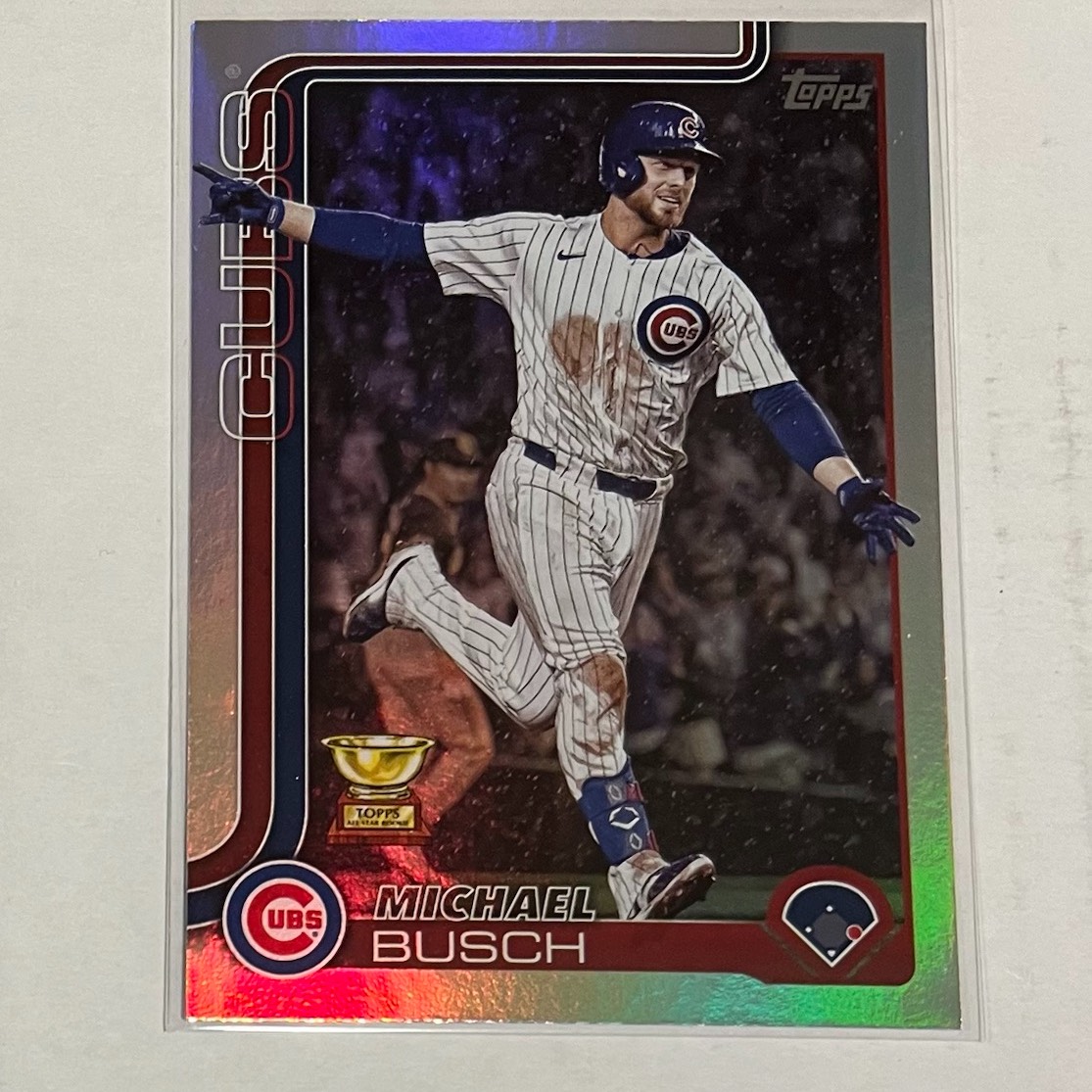 Michael Busch Gold Cup Rainbow Foil Chicago Cubs
