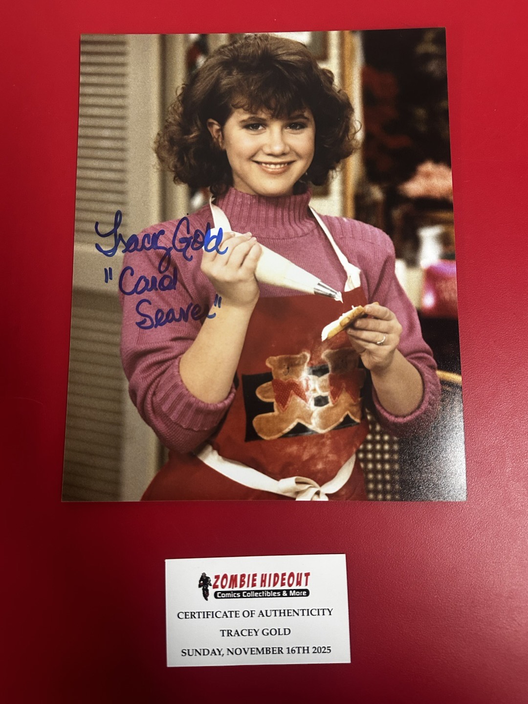 Tracey Gold Growing Pains Carol Seaver Autograph 8x10 Zombie Hideout ...