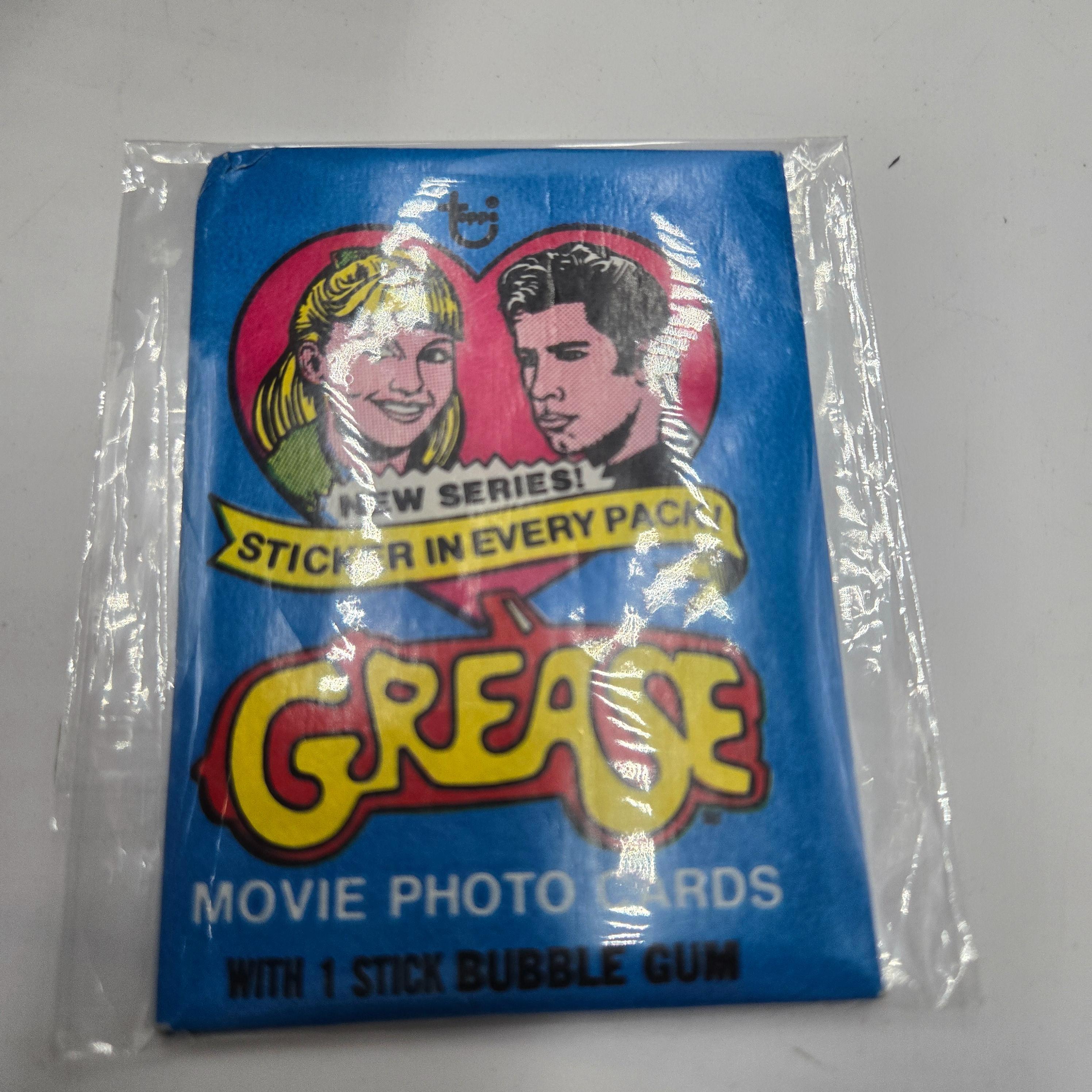 Grease 1970s Gum Cards