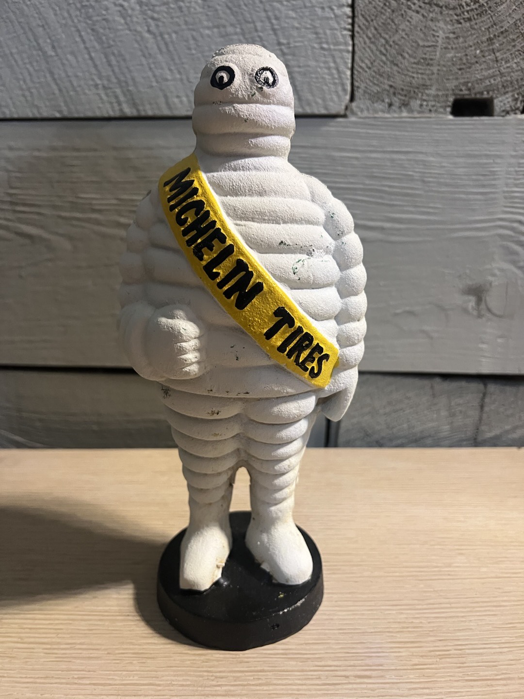 Michelin Man Bibendum Sydney 1938 Cast Iron 9” Tall Advertising Model ...
