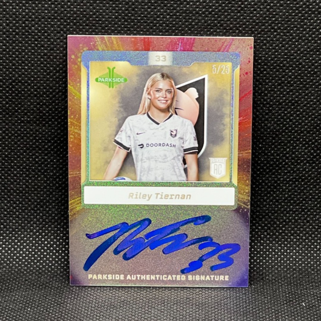 Riley Tiernan 2025 Parkside NWSL Vol 1 Signature Series Autograph /25 ...