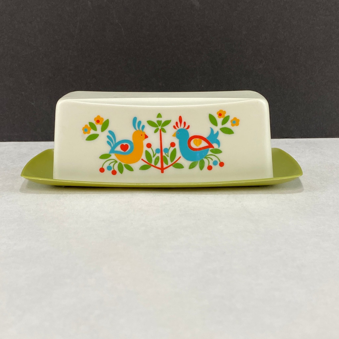 Vintage Retro Butter Dish