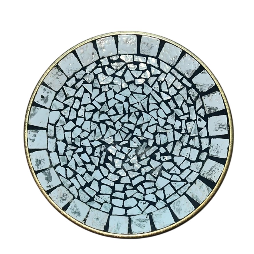 Rare Midcentury Mosaic Tile Plate