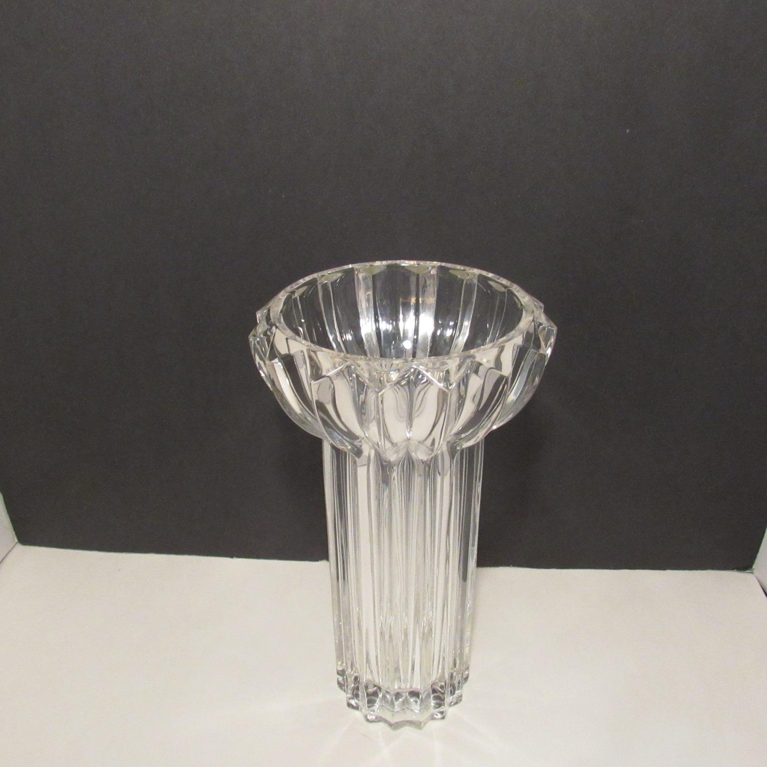 Shannon Crystal Designs of Ireland, Art Deco Style, Hand-Cut Heavy ...