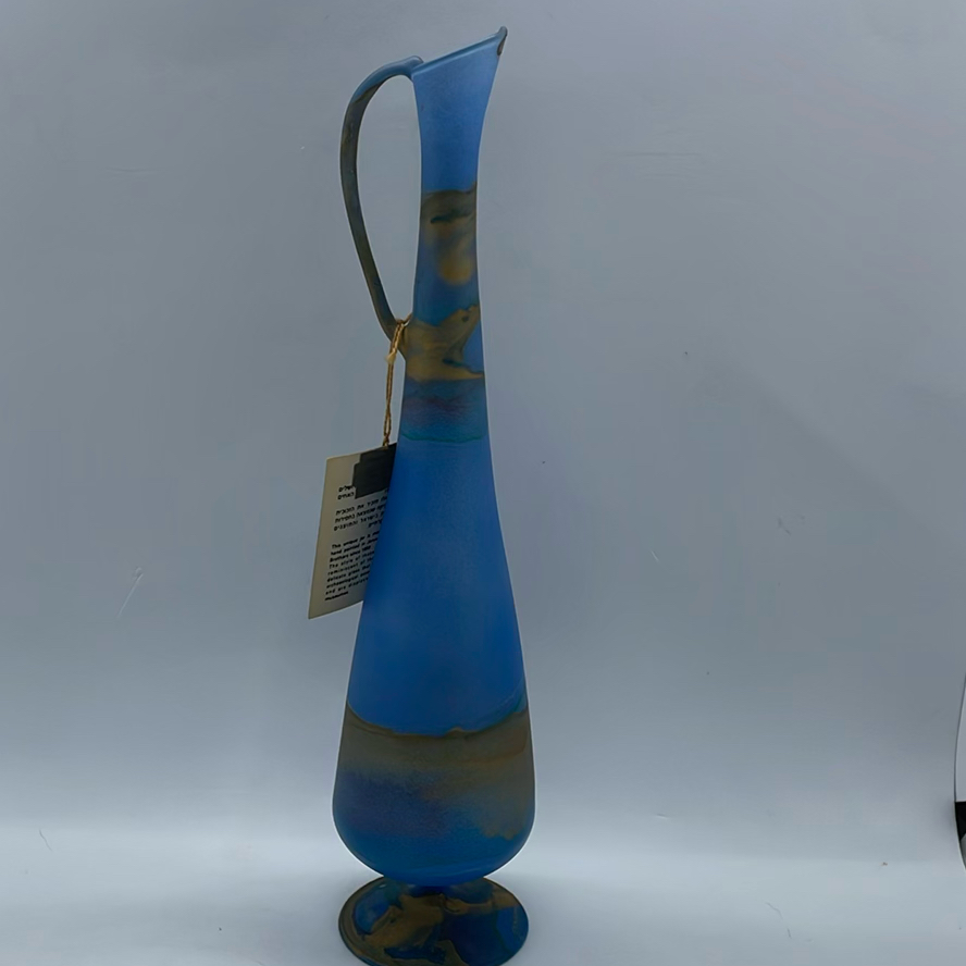 Genuine Handmade Neker Art Glass Israel Mini Pitcher Multicolored Made ...