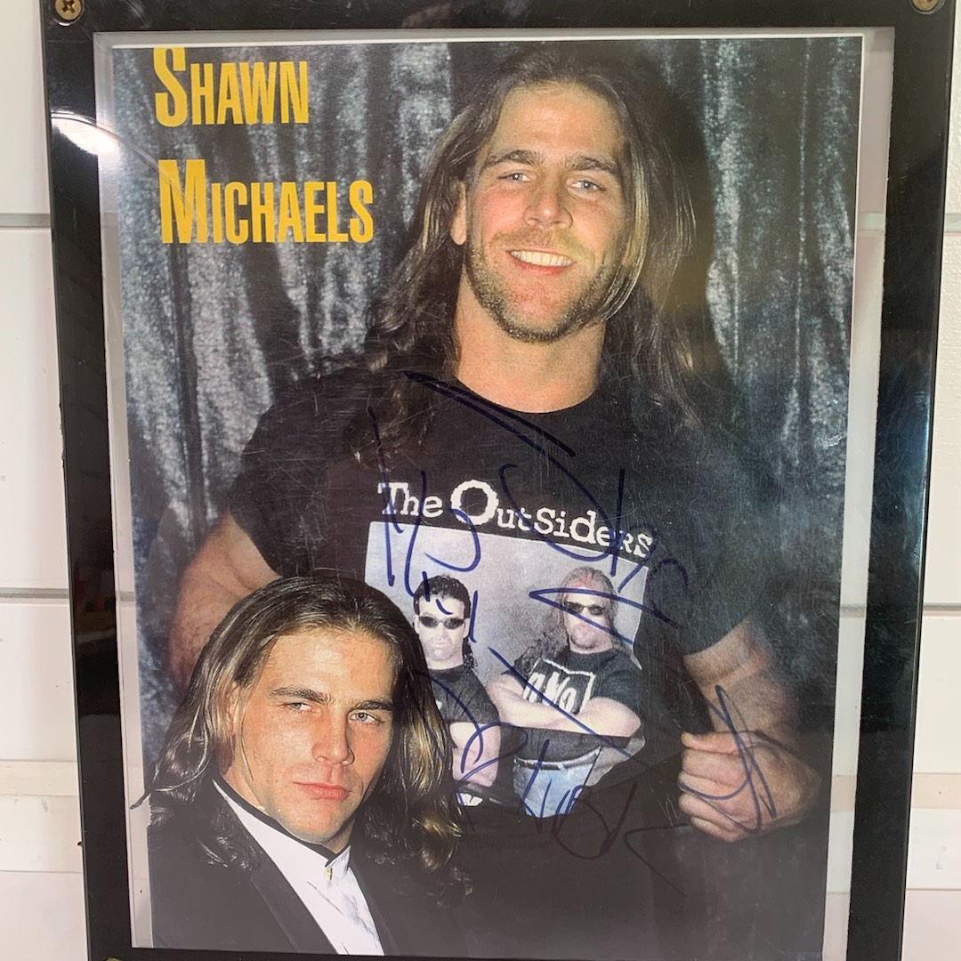 Shawn Michaels Autographed Framed Photo