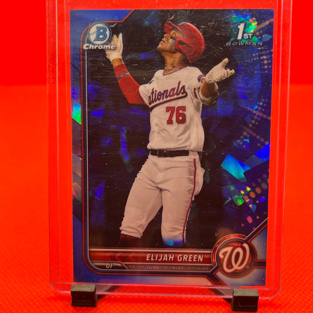 19 - Elijah Green Bowman Chrome Sapphire 1st