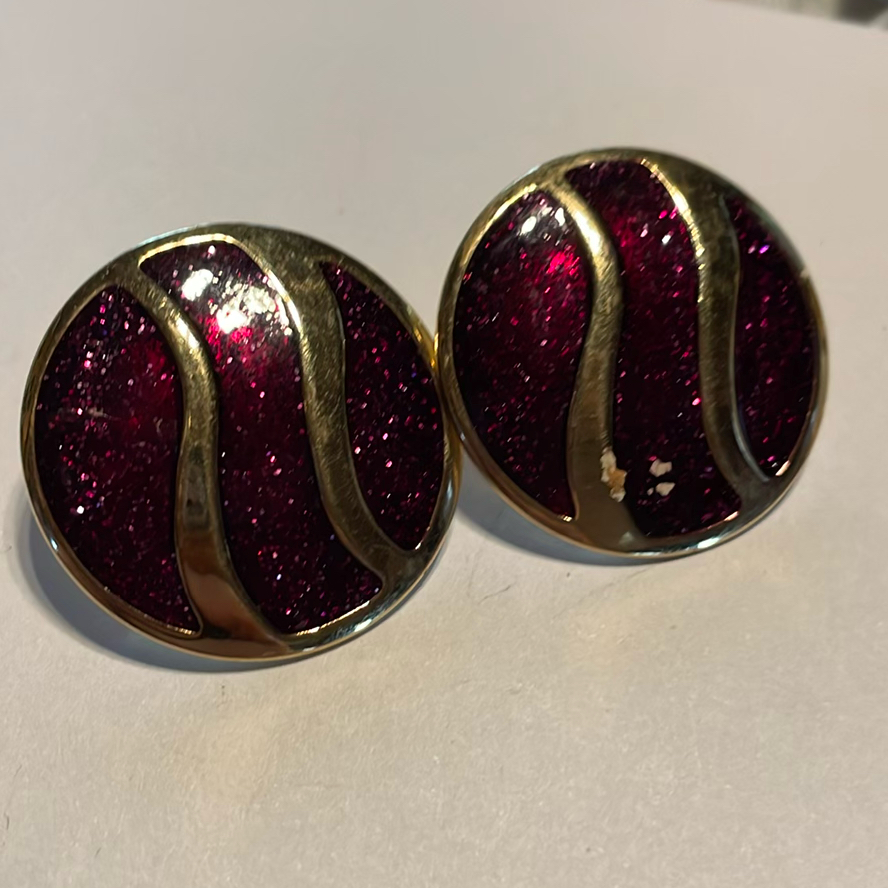 Vintage Avon Red Enamel