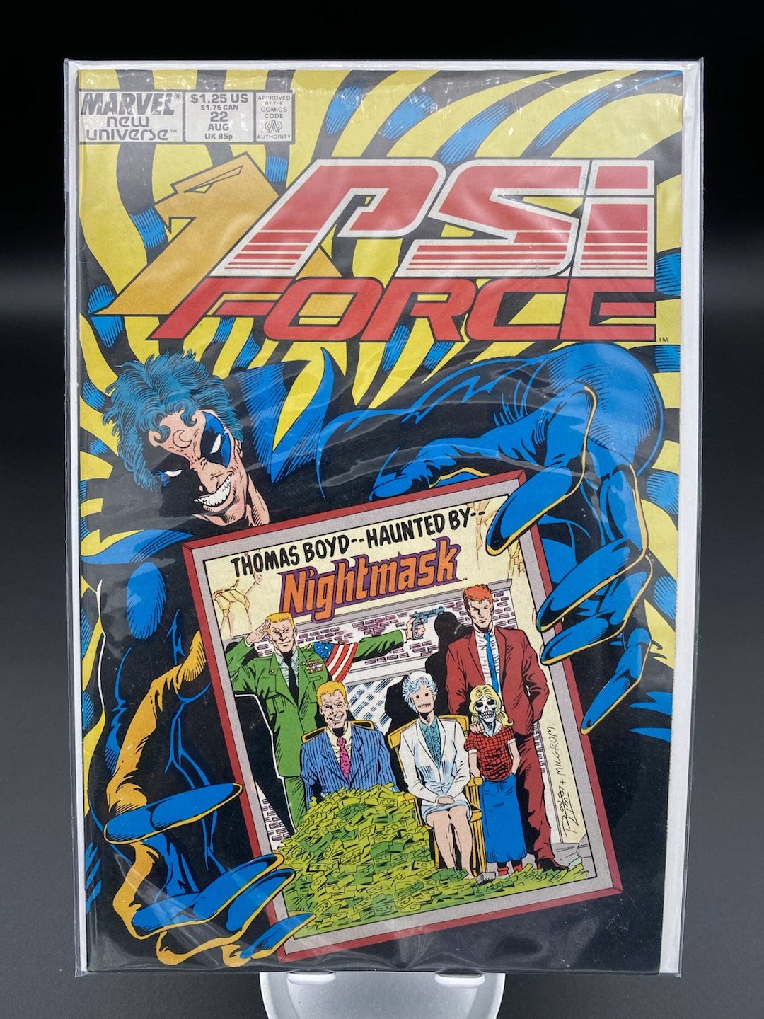 Marvel New Universe PSI Force Comic Book Volume 1 Issue 22 August 1988