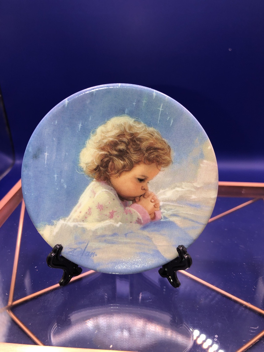 Americas Beloved Artist Donald Zolan Miniature Plate " Twilight prayer ...