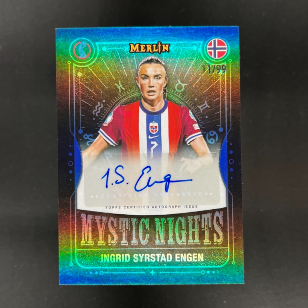 Ingrid Engen 2025 Topps Merlin Women’s Euro Mystic Nights Autograph /99 ...