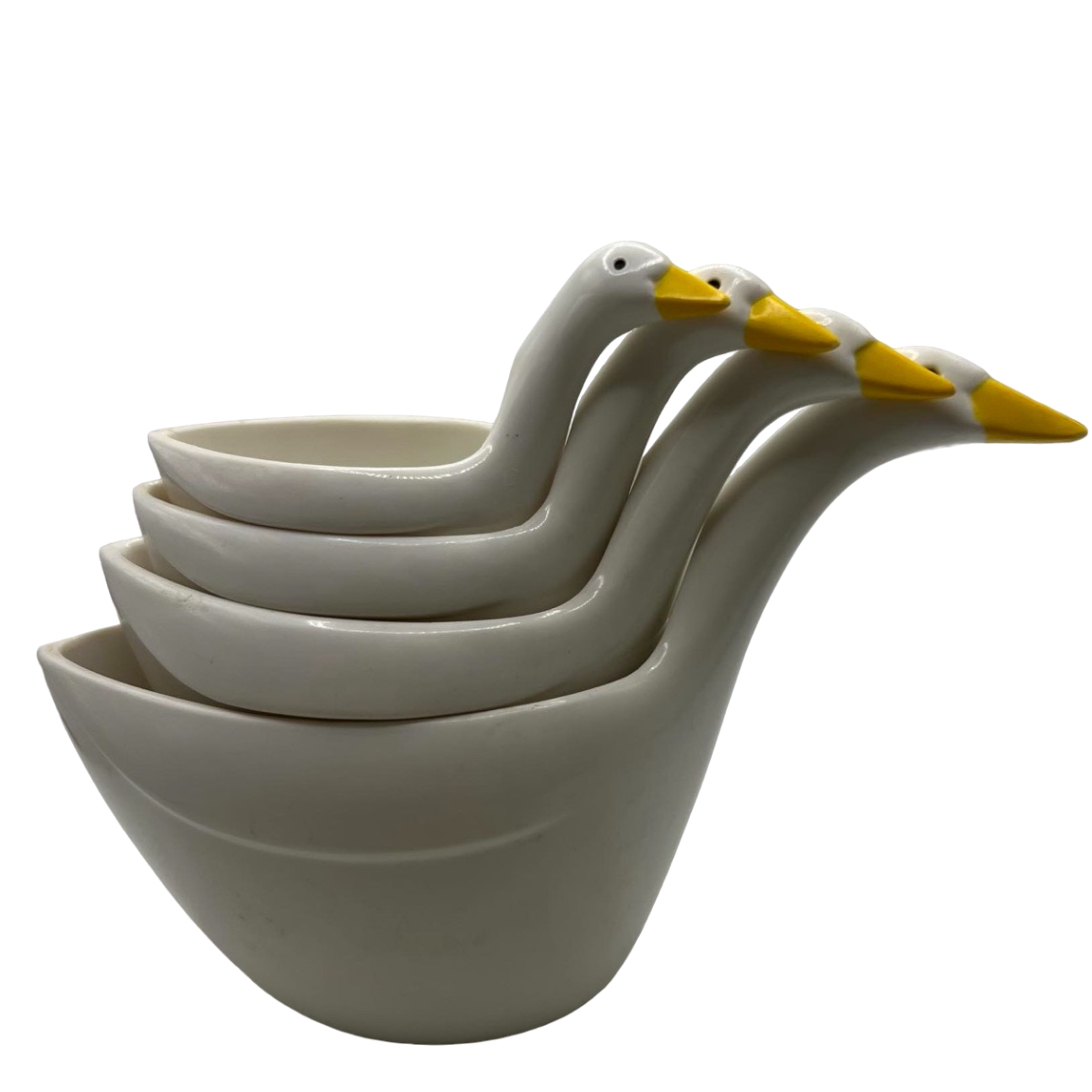 Vintage Stacking Geese Measuring Cups