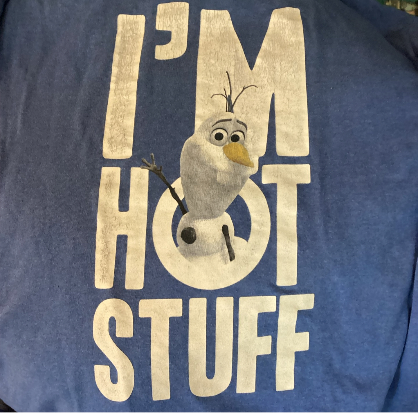 Disney Frozen Olaf I'm Hot Stuff Tee Shirt 2XL