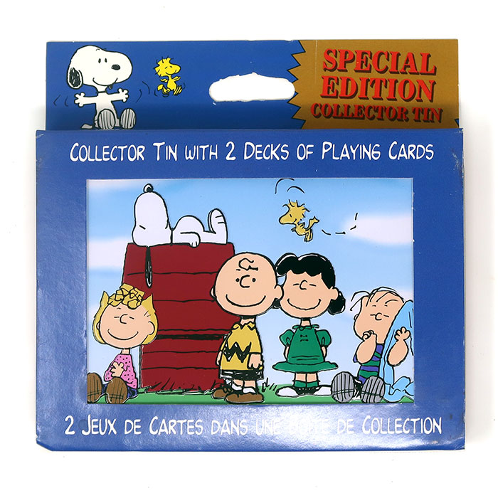 Peanuts Gang Collector Tin Double Playing Card Set