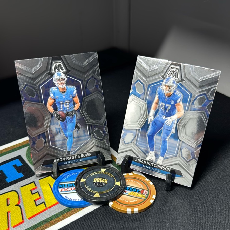 2024 Mosaic Amon-Ra St. Brown Aidan Hutchinson Detroit Lions