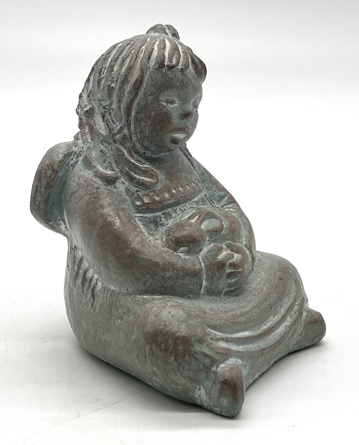 Vintage 1986 Isabel Bloom Angel Holding Rabbit Figurine