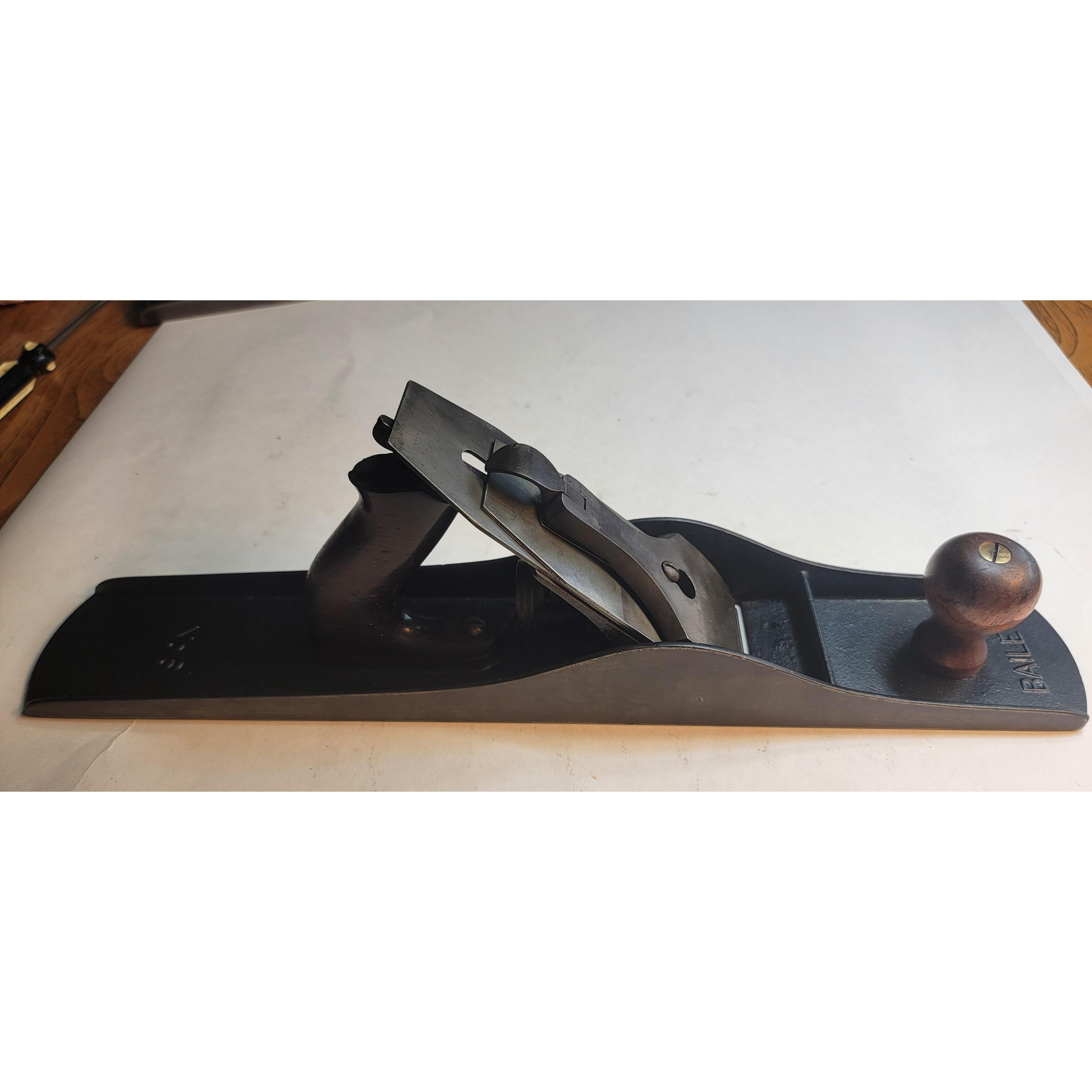 Stanley #6 Type 13 Hand Plane Corrugated Sole Q Logo on Iron