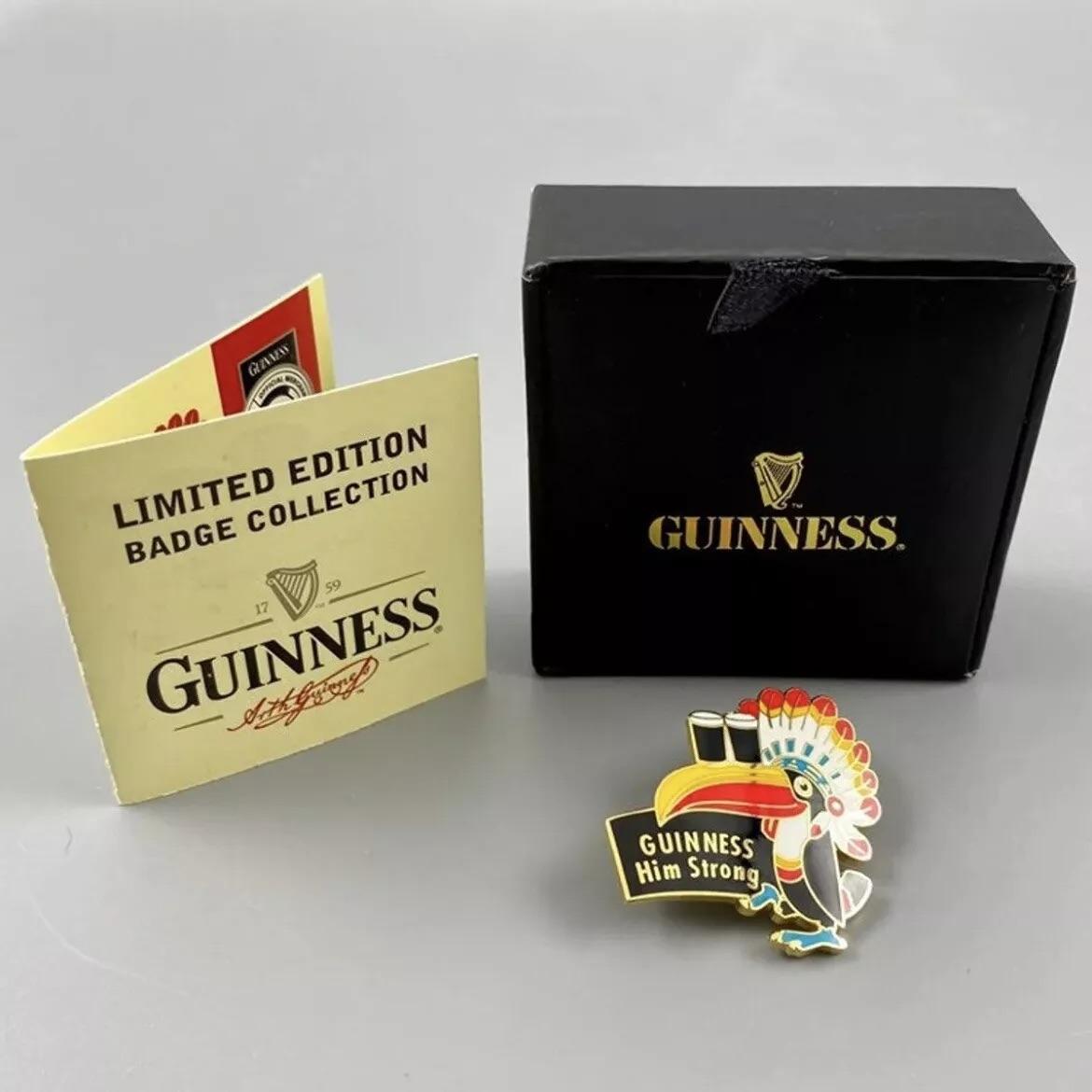 Official Guinness Limited Edition Toucan Him Strong Badge 1812/2500 ...