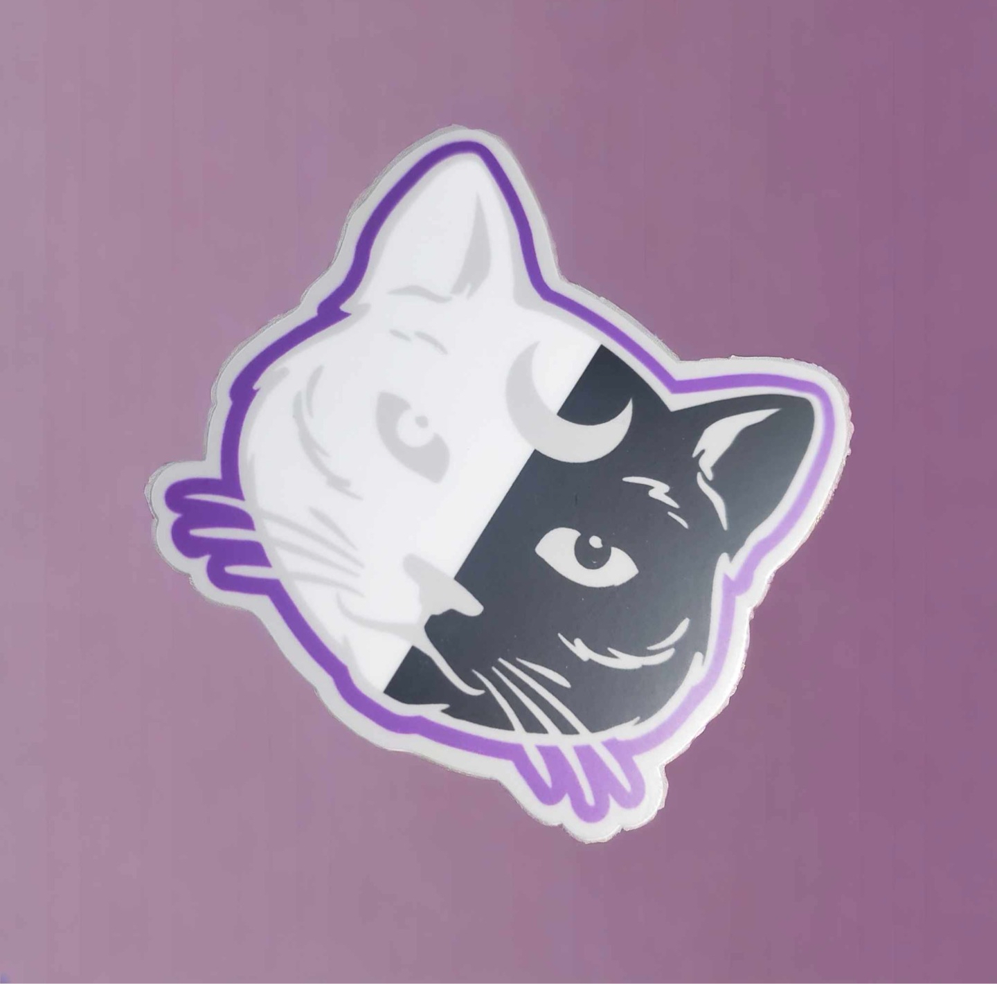 Moon Cat Sticker