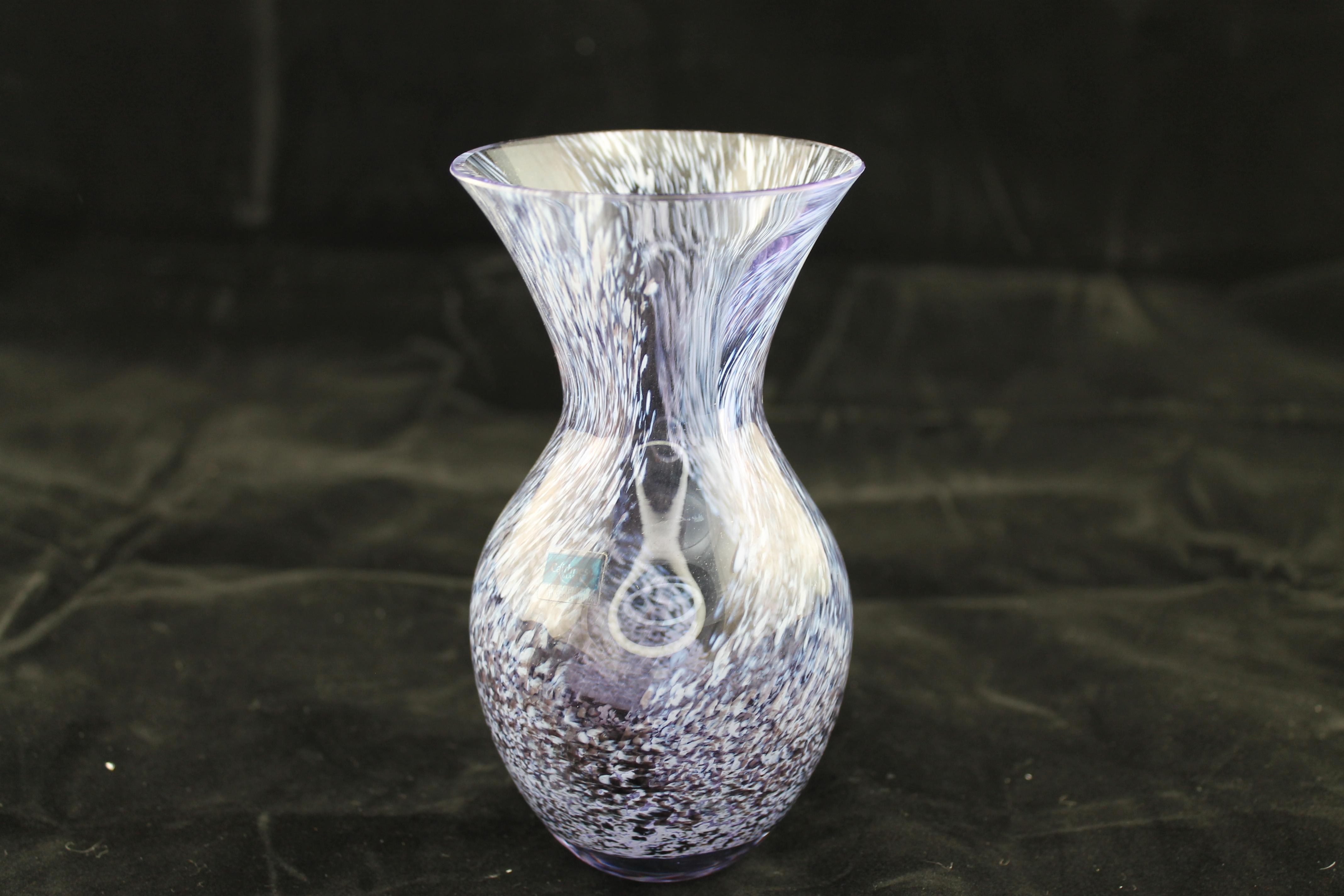 MADE IN SCOTLAND CAITHNESS ART GLASS MINI VASE