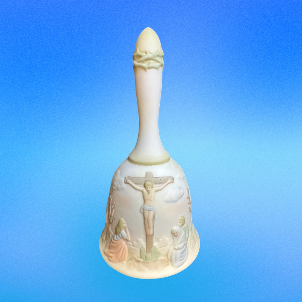 Lefton The Christopher Collection 6.75" Porcelain Nativity Bell - 1982 ...