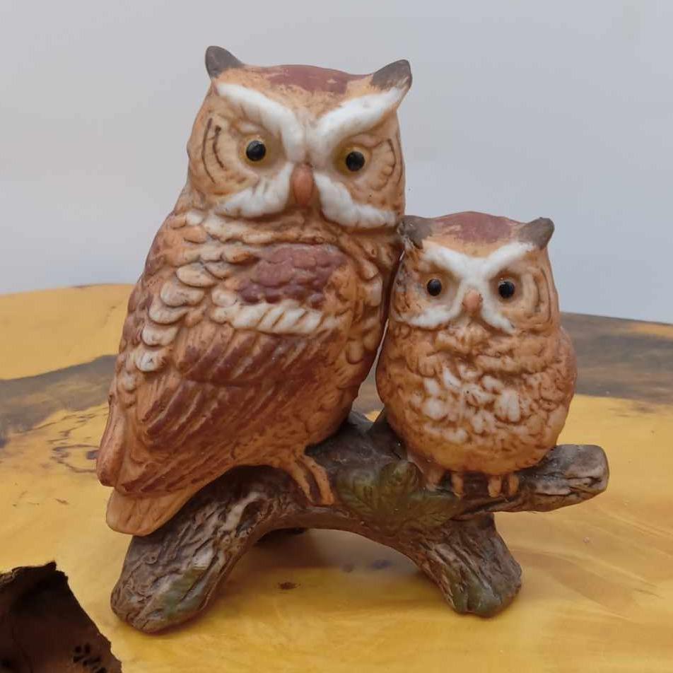Napcoware owls, figurine, made in Japan