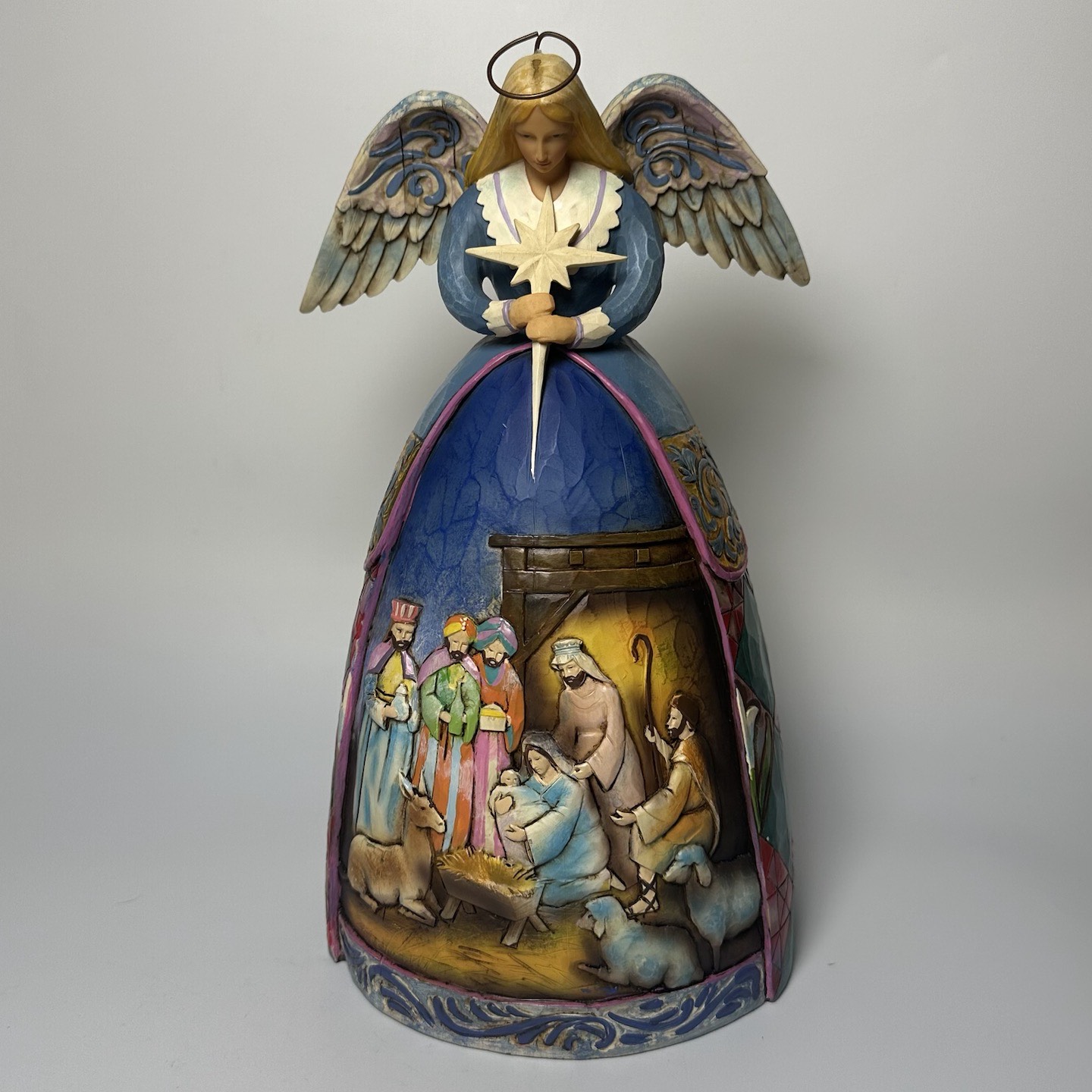 Jim Shore "A Star Shall Guide Us" Christmas Figurine Collectible Angel ...