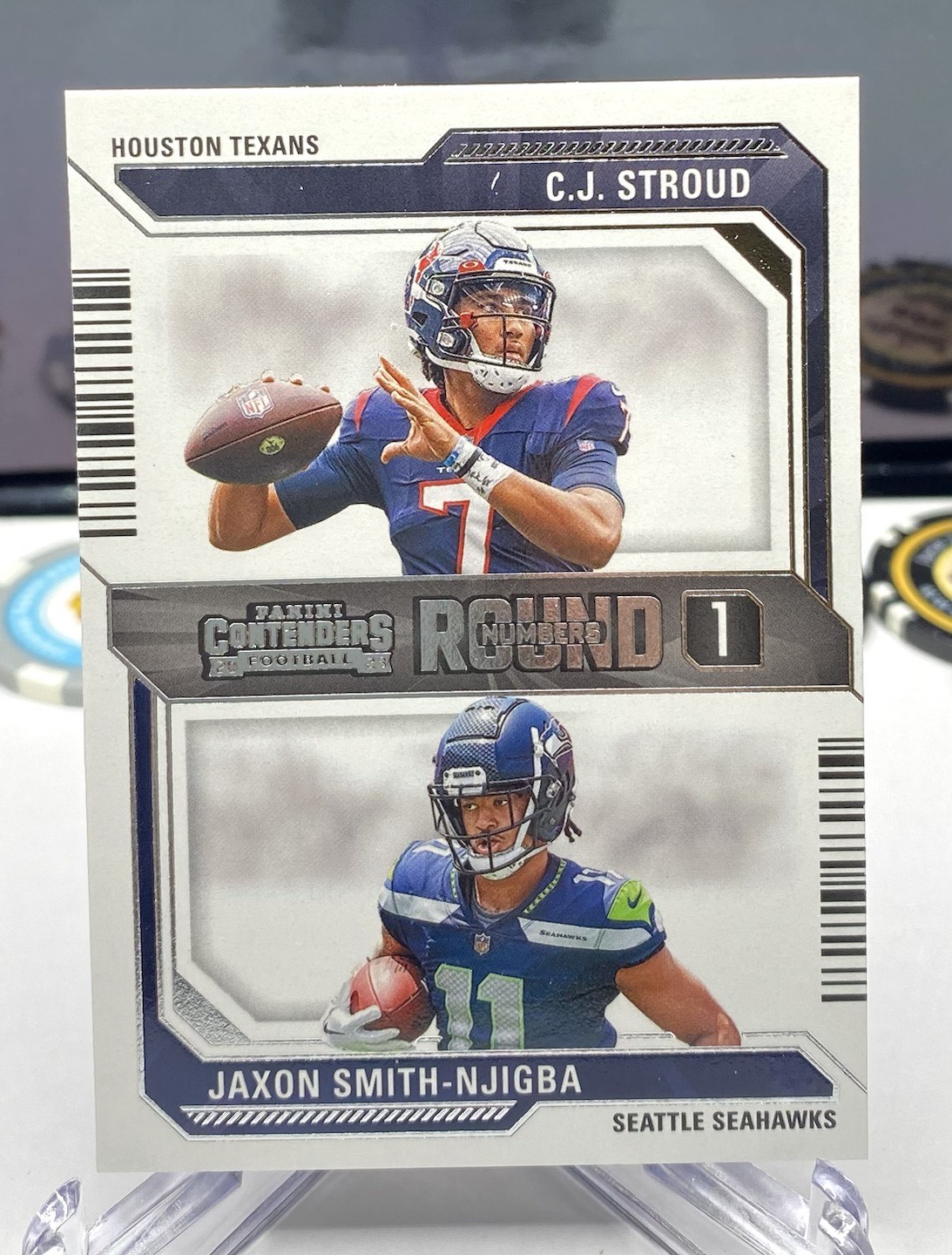 CJ Stroud Jaxon Smith-Njigba Round 2023 Contenders Round 1 Numbers ...